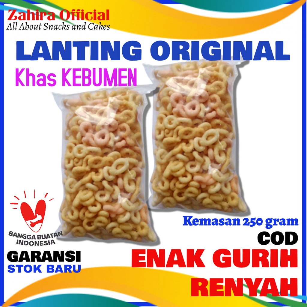 Lanting Klanting Cassava Kebumen Souvenir Original Onion Flavor 250 ...
