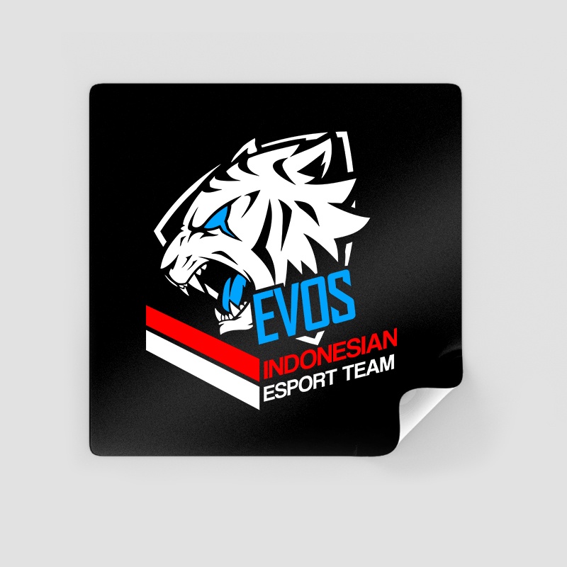 Evos Indonesian Esport Team Sticker Waterproof Unit | Shopee Malaysia