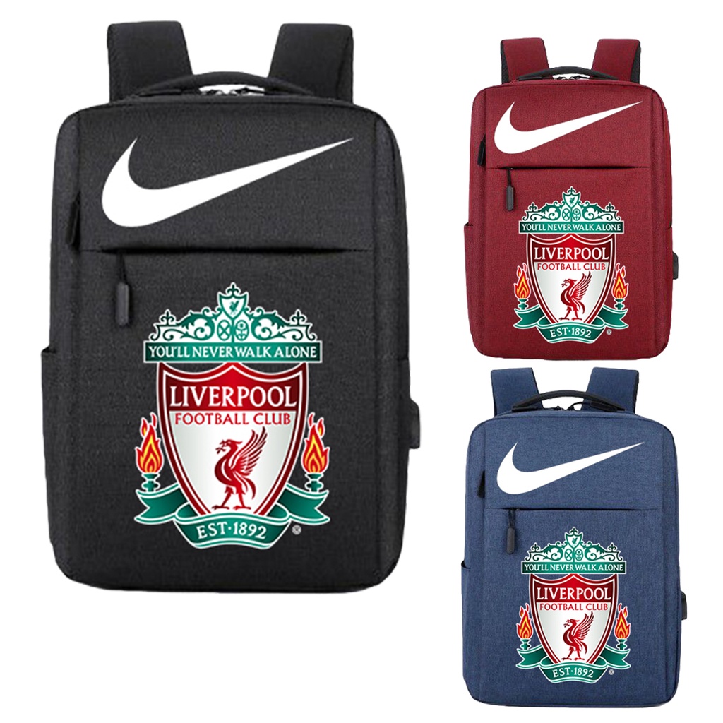 Liverpool Ready Stock New Laptop Backpack USB Charging Travel Unisex ...