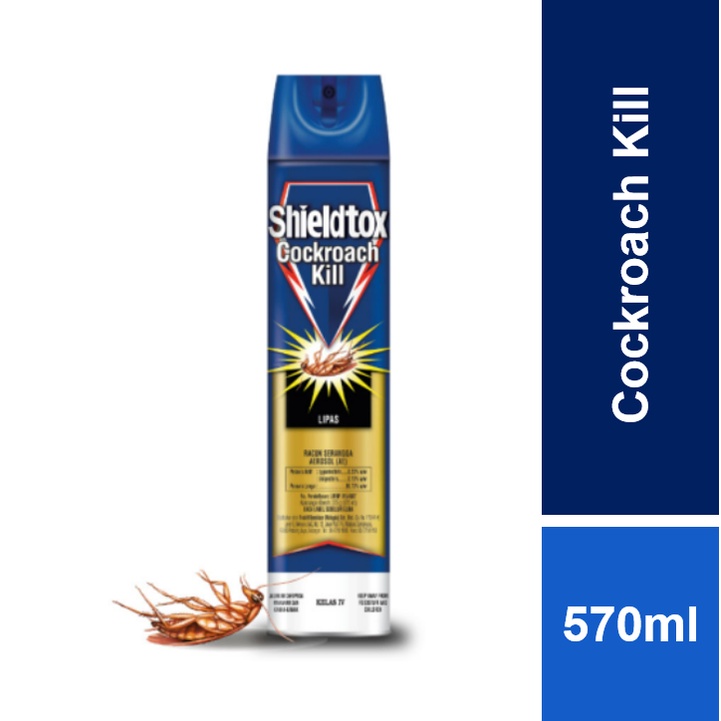 Shieldtox Cockroach Kill Aerosol (570ml) | Shopee Malaysia