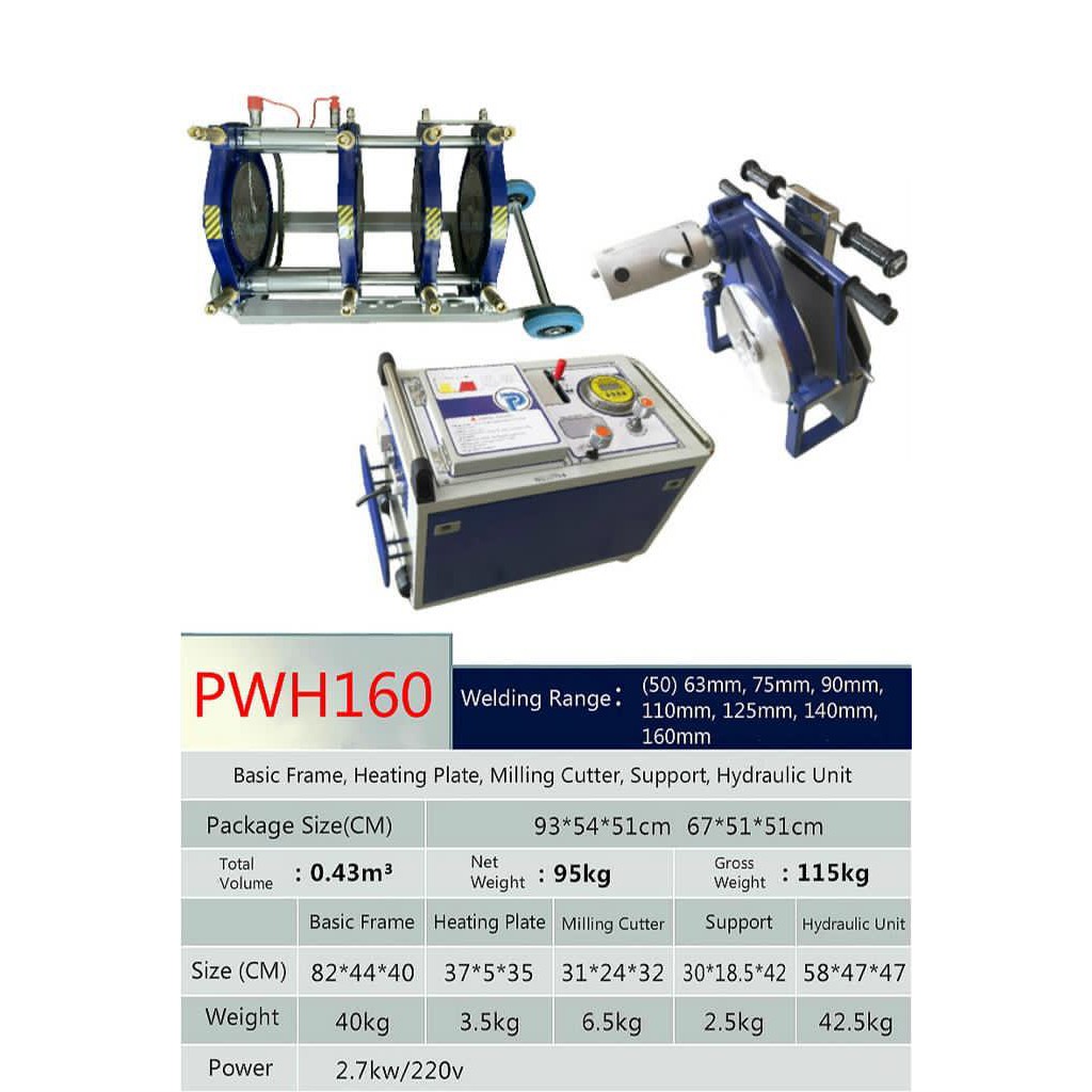 Hydraulic Butt Fusion Machine - (PWH160-PWH315) | Shopee Malaysia