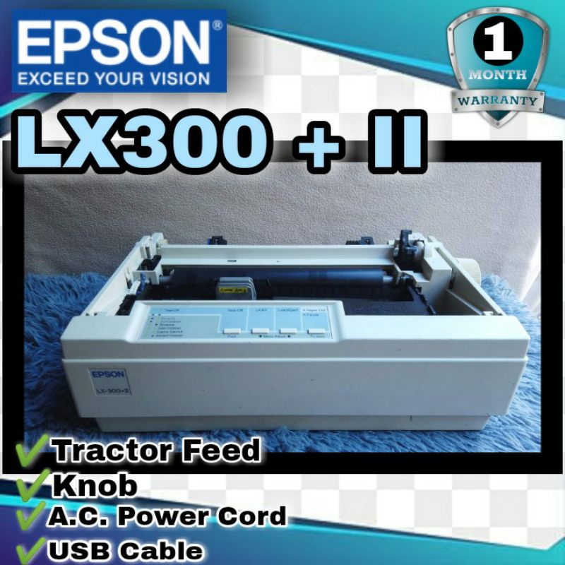 EPSON LX300+II DOT MATRIX PRINTER | Shopee Malaysia