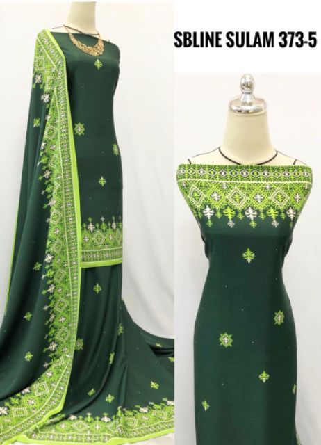 Ready stock 🔥 Kain pasang murah!!!sb line songket sulam | Shopee Malaysia