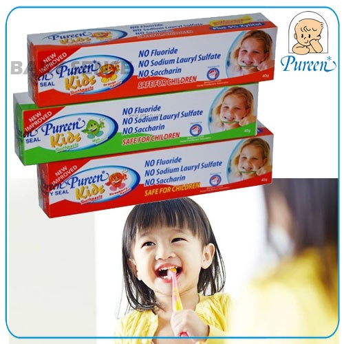 (SELLING FAST) PUREEN Kids Toothpaste (75g) - 1 unit (EXP:2025)[READY ...