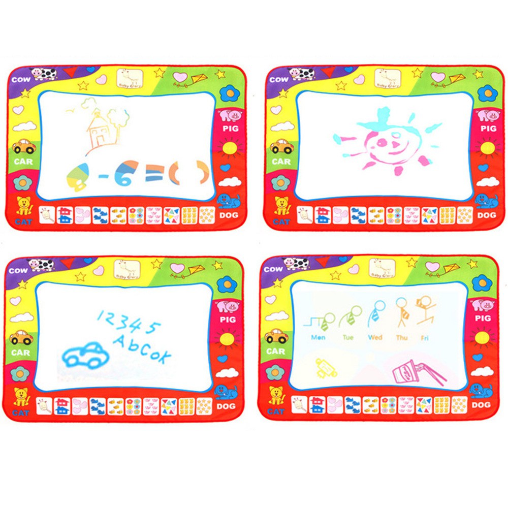 Magic Water Drawing Mat Large Doodle Painting Board with 2 Pens ...