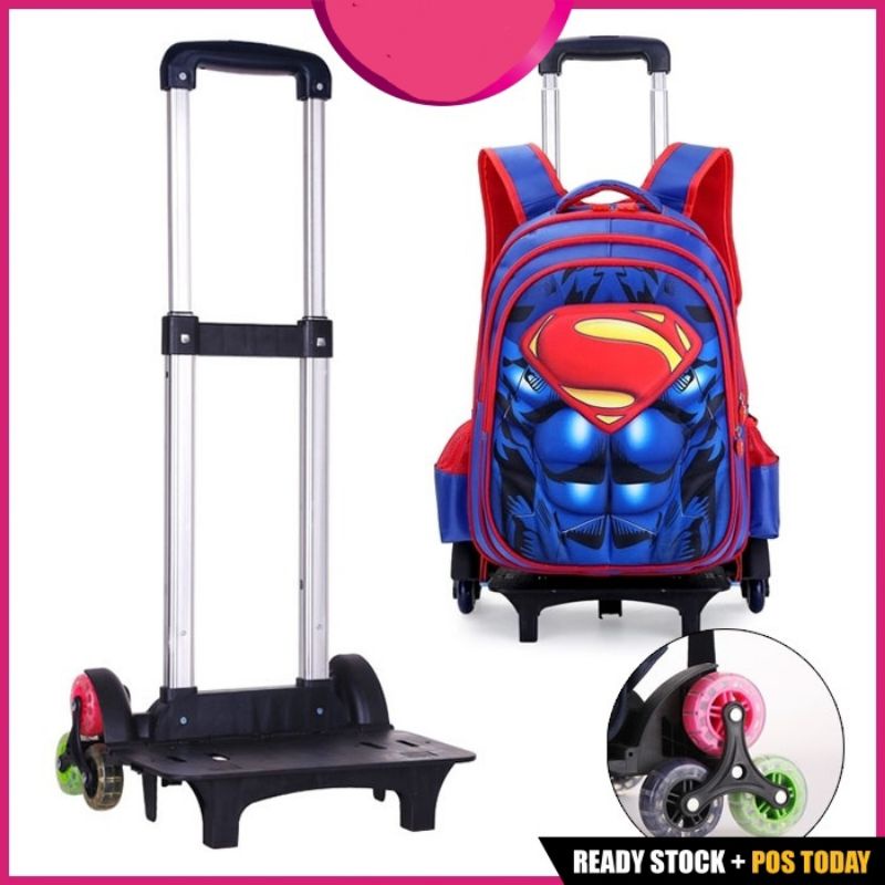 Adjustable Trolley Wheel High Primary School Trolley With 6Wheel BBS7 ...