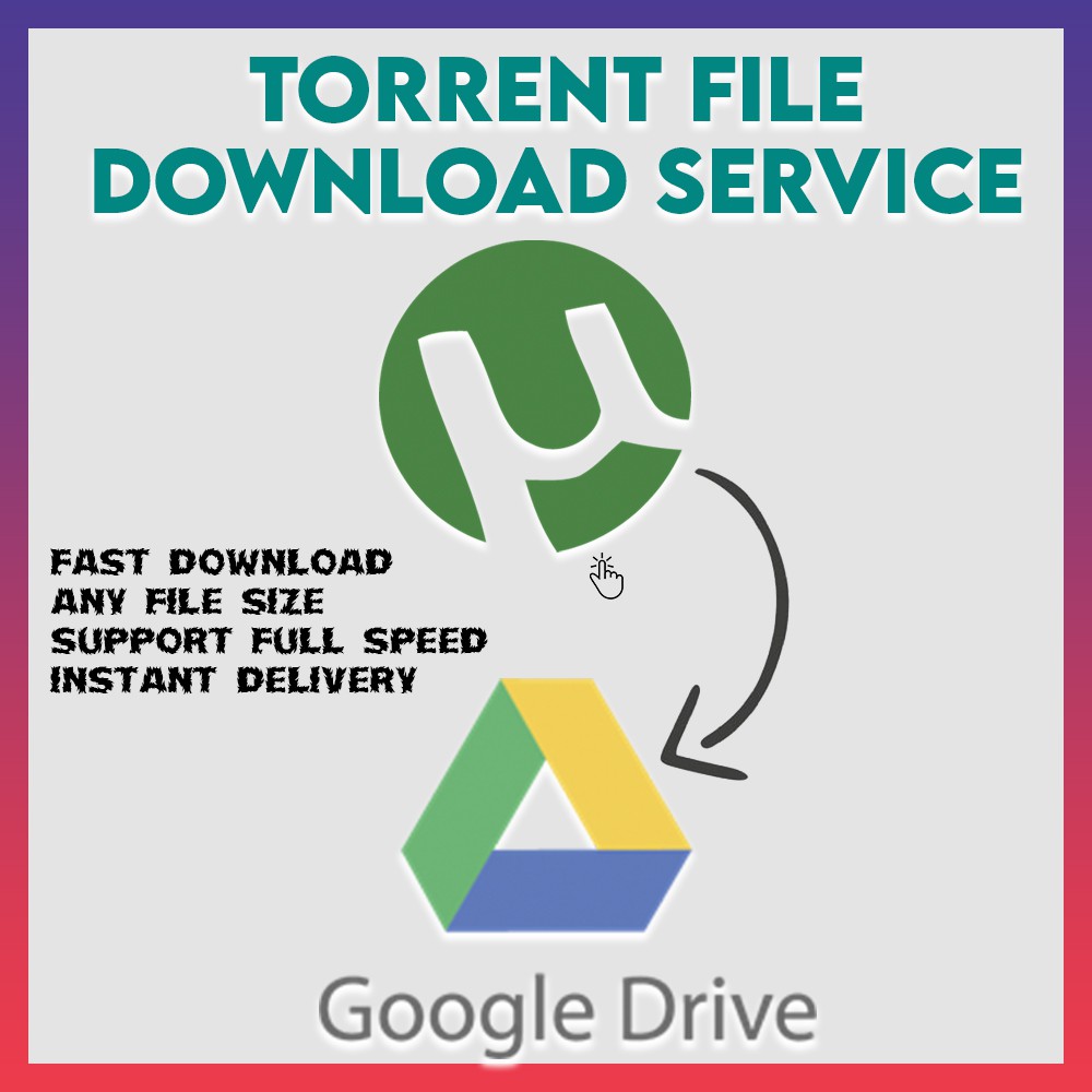 Torrent to Google Drive Download Link | Shopee Malaysia