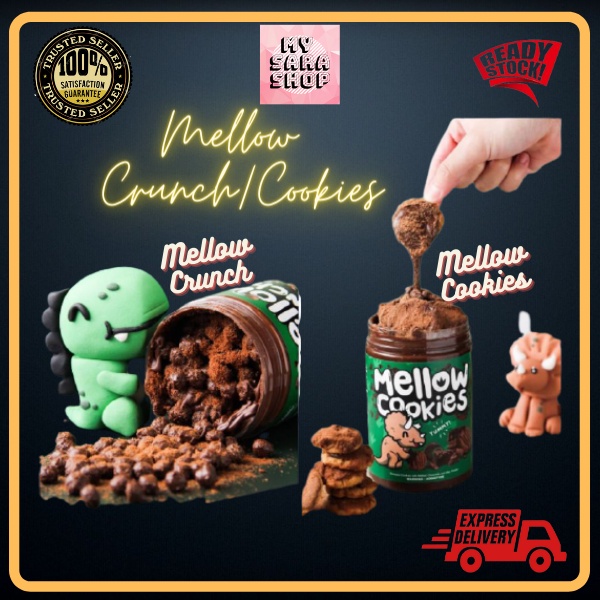 🔥🔥MELLOW CRUNCH / COOKIES😋😋 | MILO BERTABUR TABUR | COKLAT CAIR MELELEH ...