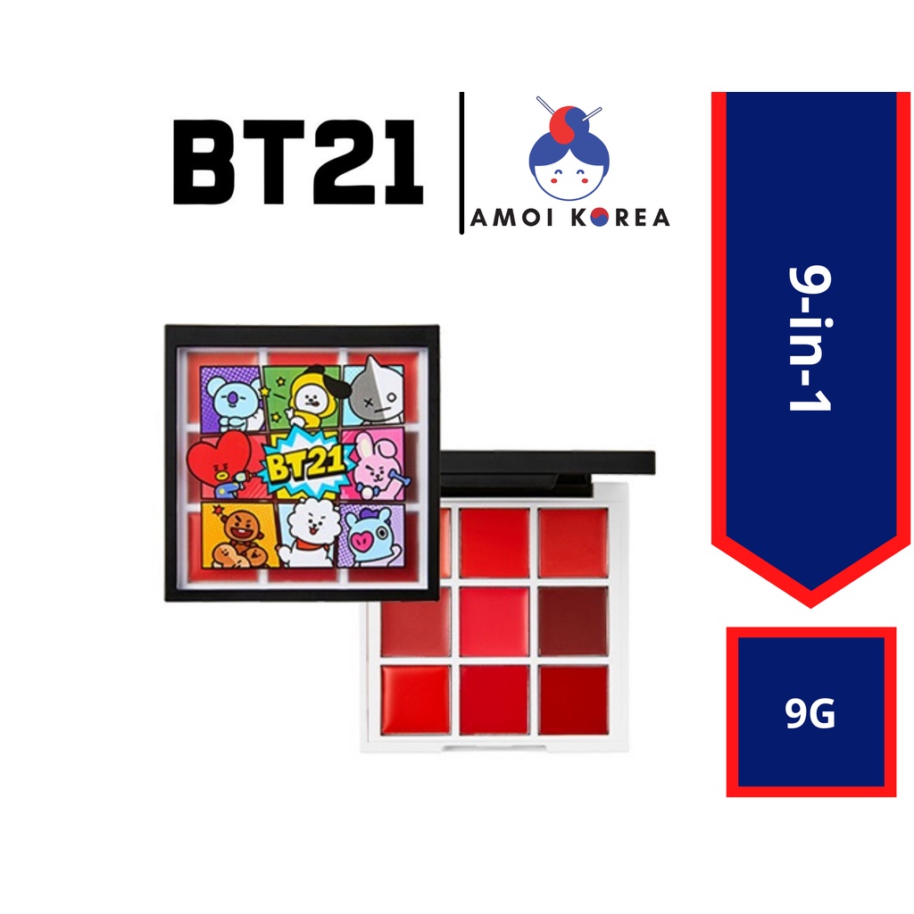 VT BT21 Art In Lip Palette [ Glossy | Moisture | Cute ] | Shopee Malaysia