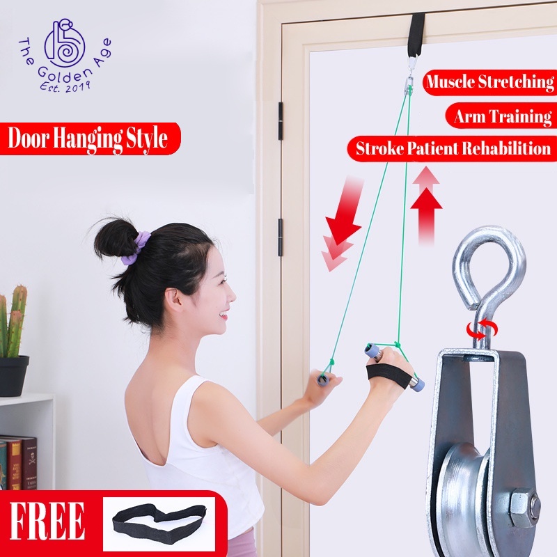 Hand arm exercise equipment stroke hemiplegia Pulley lift ring trainer ...