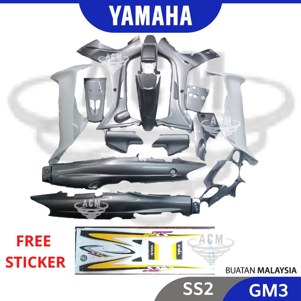 YAMAHA SS2 Body Cover Set Color Parts Sticker Stripe Coverset SS 2 Two ...