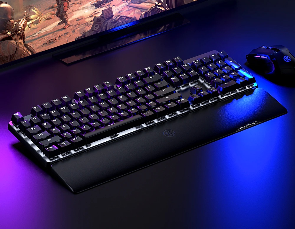 GameSir GK300 Wireless Mechanical Gaming Keyboard Bluetooth 2.4GHz ...