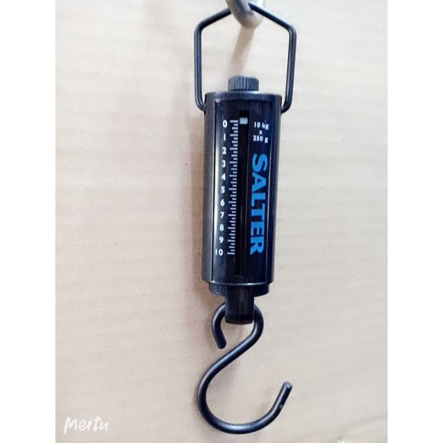 ( ORIGINAL!! )10kg SALTER LITTLE SAMSON Mini Hanging Scale | Shopee ...