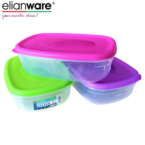 Elianware 1 Compartments Lunch Box Container Reheatable Bento Lunch Box ...