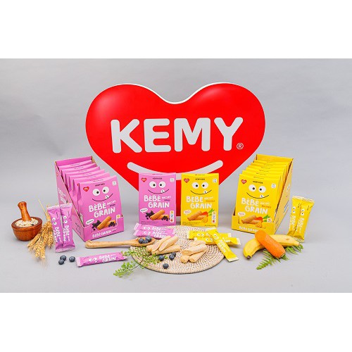 KEMY Kids Bebe Grain 40g( 5g x 8 sticks ) Blueberry / Banana & Carrot ...