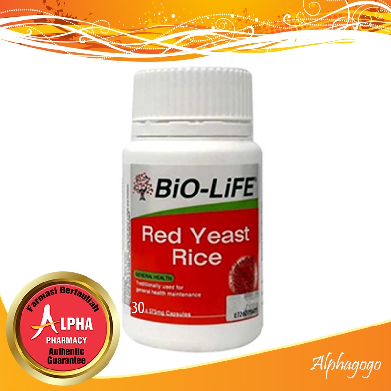 Bio-Life Red Yeast Rice (30 Capsules / 2 X 30 Capsules) | Shopee Malaysia