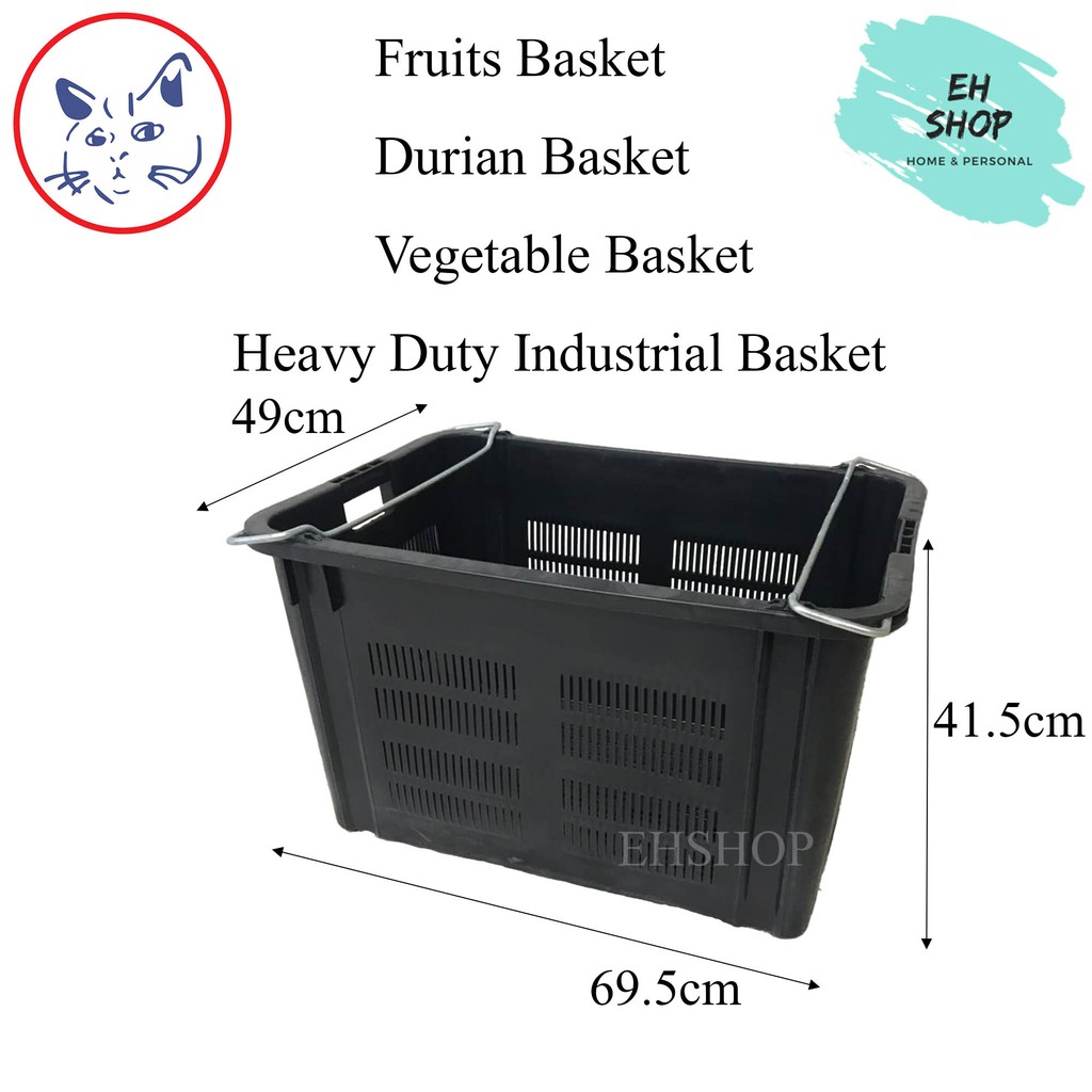 EHShop Heavy Duty Fruits Baskets / Durian Baskets / Vegetables Baskets ...