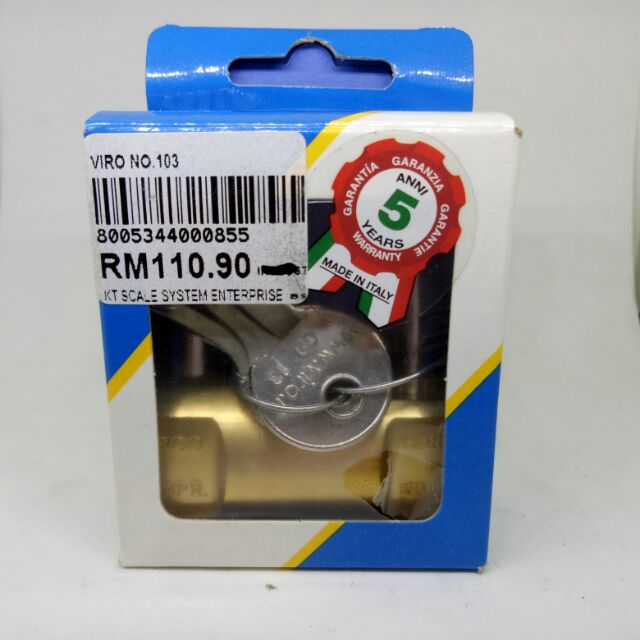 VIRO NO103 Cylindrical Padlock 60mm | Shopee Malaysia