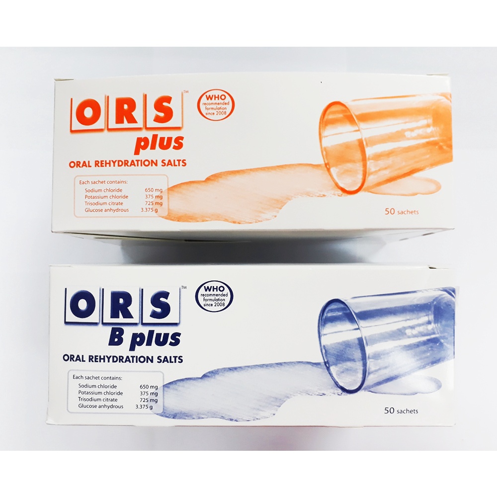 ORS B Plus Oral Rehydration Salts 1 sachet/50sachets(1box) | Shopee ...