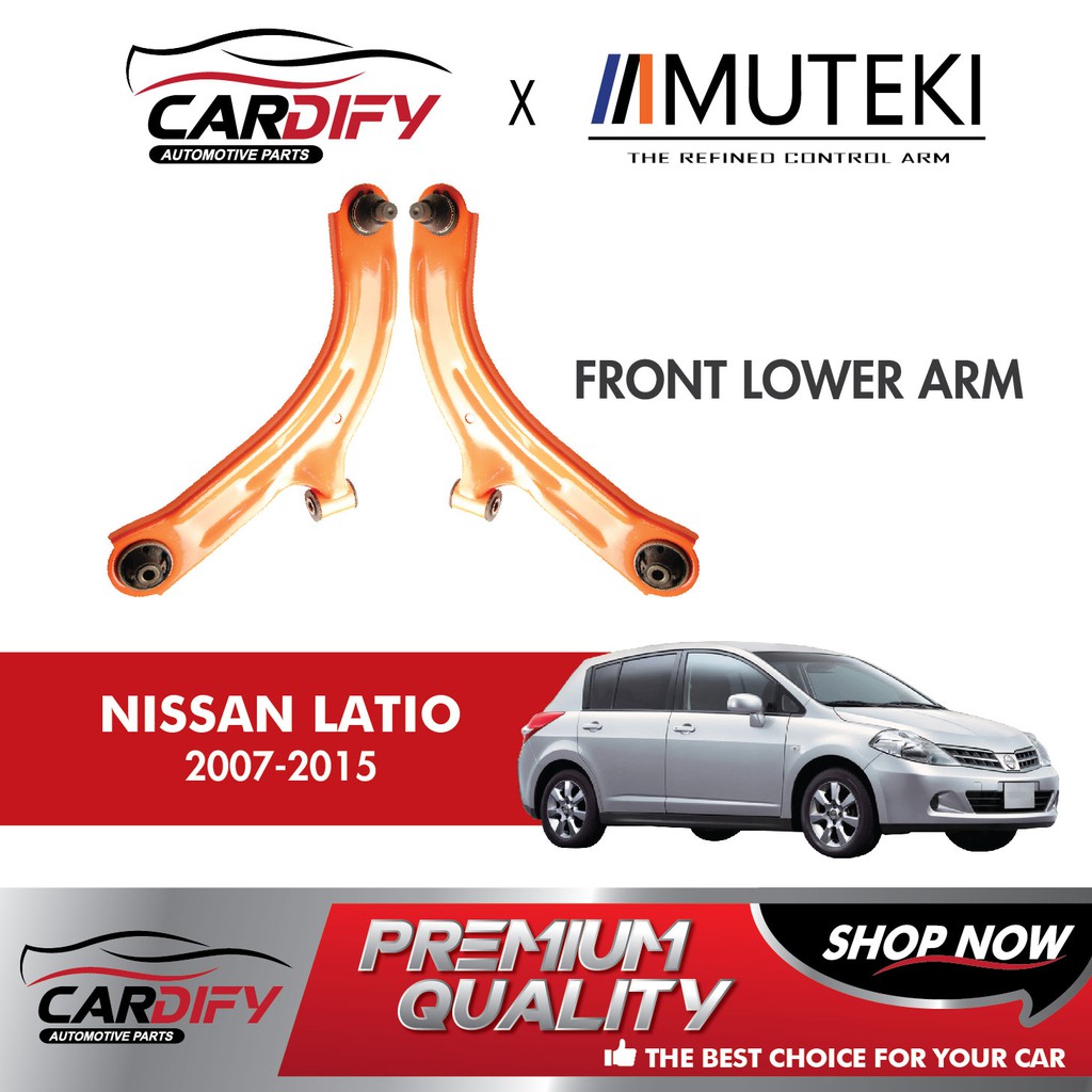 MUTEKI Front Lower Arm For Nissan Latio (2007-2015) | Shopee Malaysia