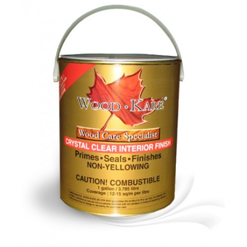 Crystal Clear Lacquer Wood-Kare - Non Yellowing Acylic Based Top Coat 0 ...