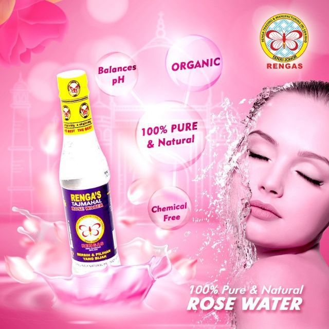 RENGAS Rose Water / Air Mawar 300ML | Shopee Malaysia