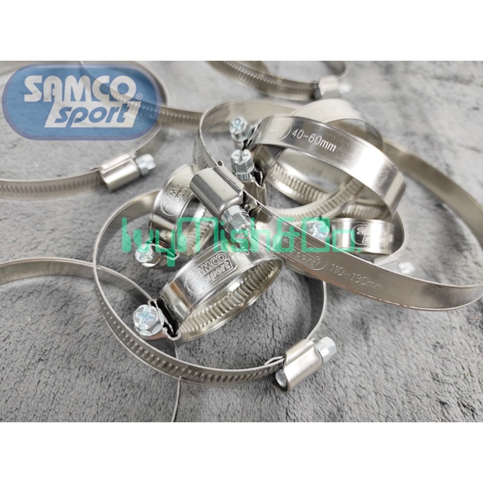 ☑️SAMCO®️ SPORT STAINLESS STEEL DUAL BEVELED EDGES HOSE CLIP | Shopee ...