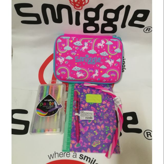 SMIGGLE PENCIL CASE SET | Shopee Malaysia