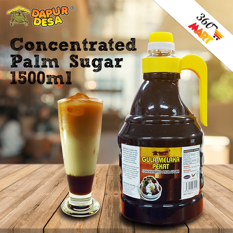 Dapur Desa Concentrated Palm Sugar (Gula Melaka Pekat) 1500ml | Shopee ...