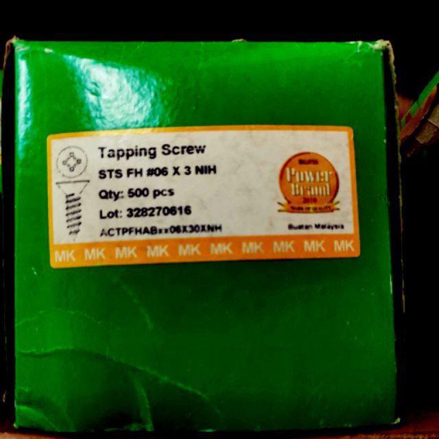 6 X 3" MK BRAND Self Tapping Screw 500pcs | Shopee Malaysia