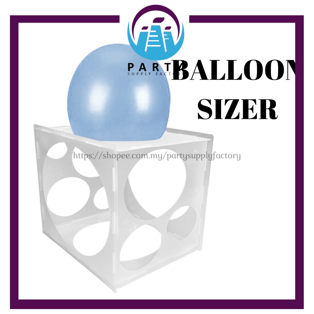 BALLOON SIZER BOX / SAIZ BELON BOX / ALL 11 SIZES (1 BOX) | Shopee Malaysia