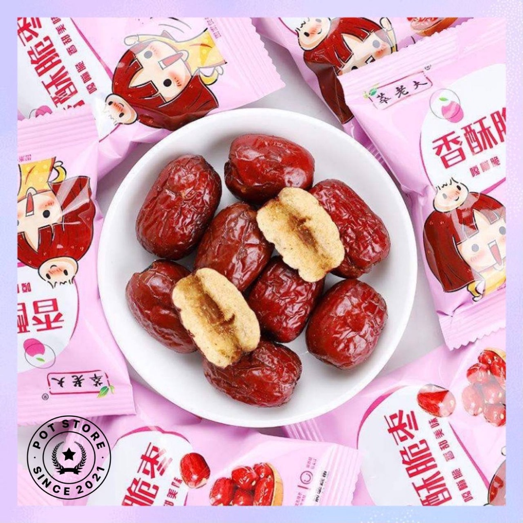 Crispy Red Dates Snacks 脆枣Ready Stock Crispy Dates Freeze-Dried ...