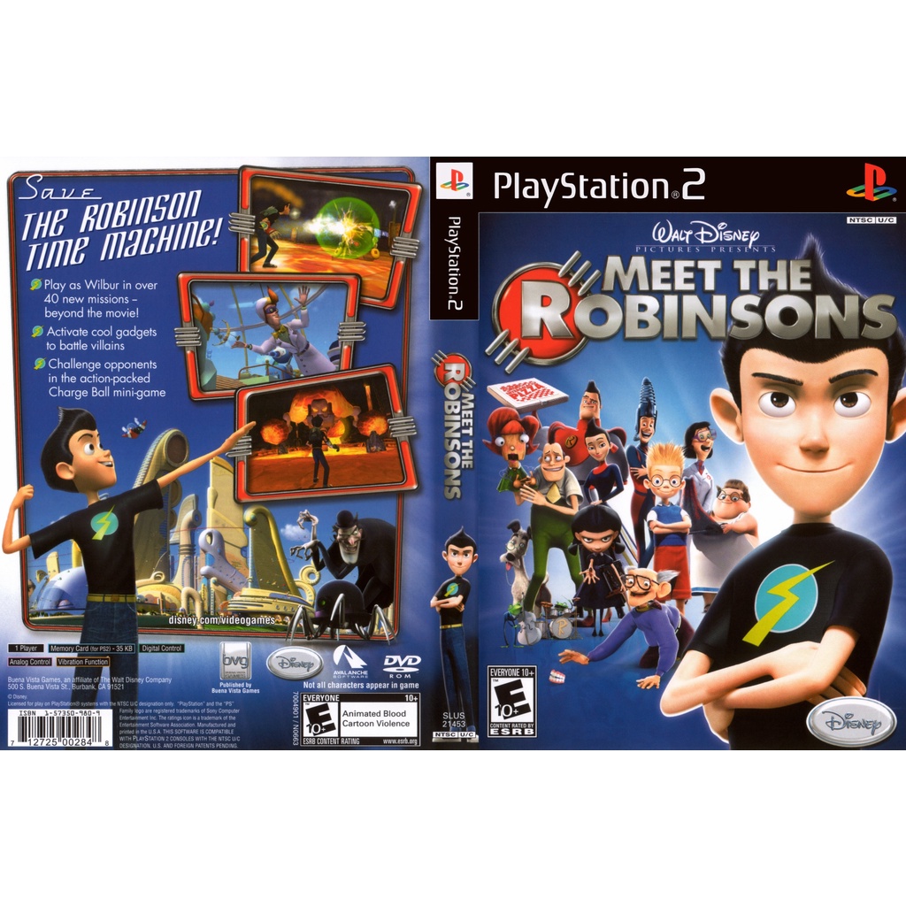 🔥PS2 CD DVD Games🔥 Meet the Robinsons (DVD Game) | Shopee Malaysia