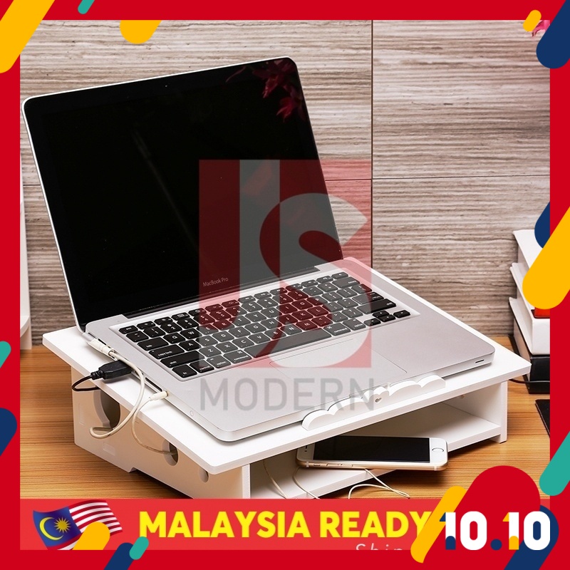 Laptop Notebooks Racks Computer Increased Display Storage Shelf Office ...