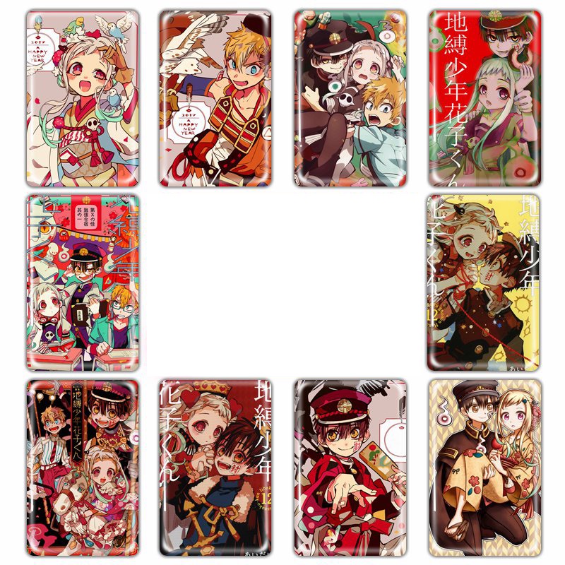 10pcs/set Toilet-Bound Hanako-kun Yugi Amane Minamoto Kou Crystal Card ...