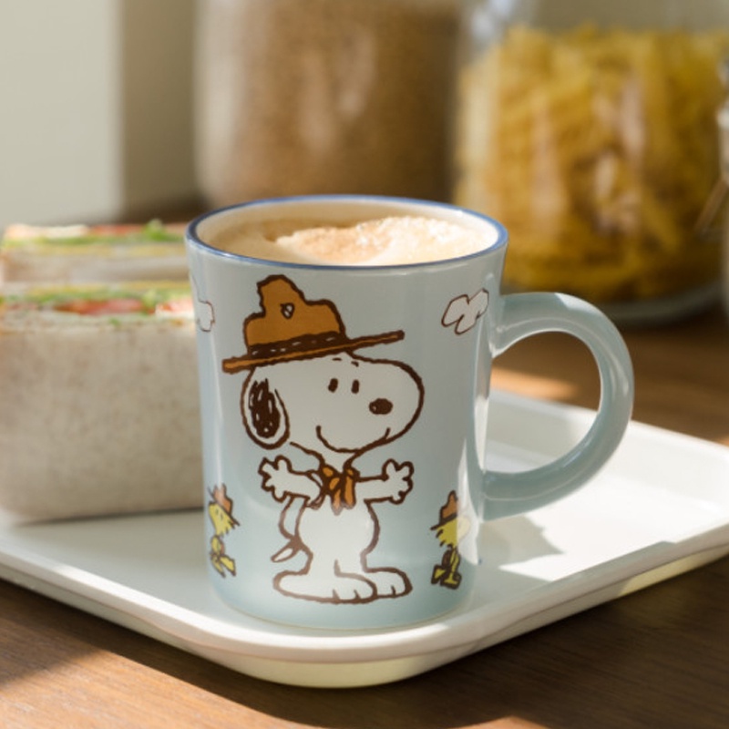 Peanuts Camper Snoopy Ceramic Mug Cup 300ml Coffee Drink Room ...