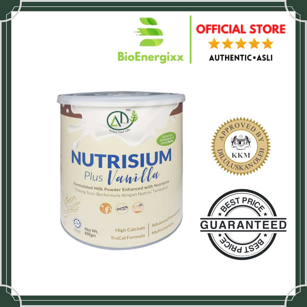 Activelife Nutrisium Plus Vanilla (600g) | Shopee Malaysia