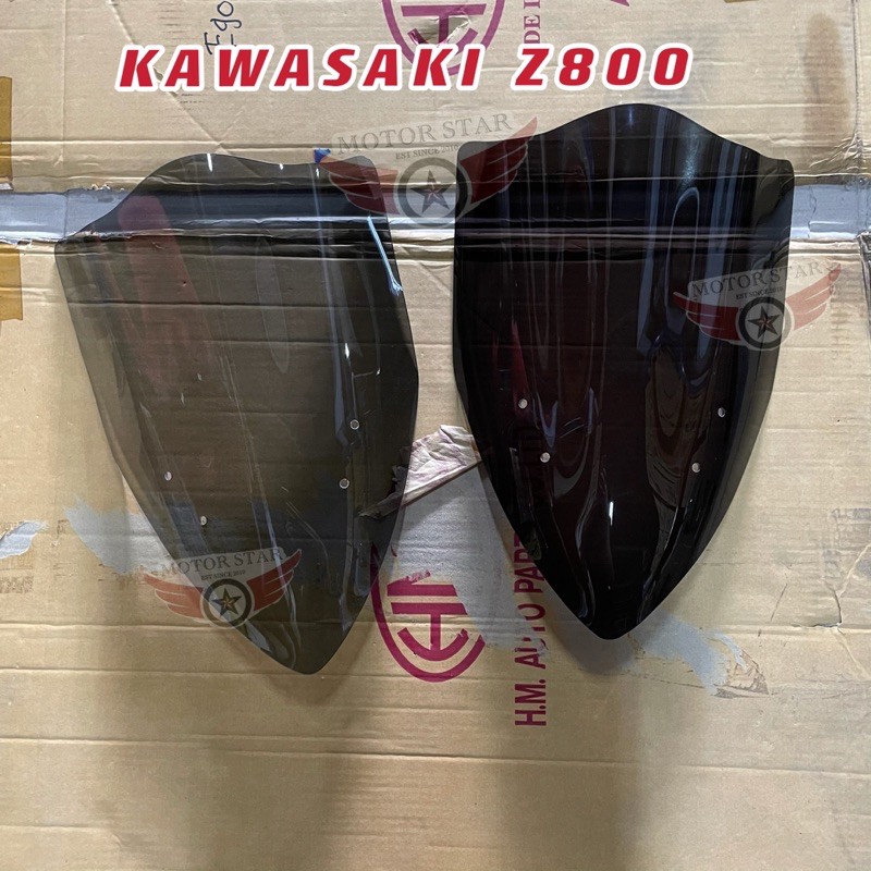 KAWASAKI Z800 z800 WINDSHIELD WINDSCREEN VISOR WISOR (BUATAN MALAYSIA ...