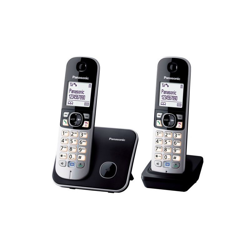Panasonic TWIN Cordless Phone KX-TG6812 TG6812 House Phone | Office ...