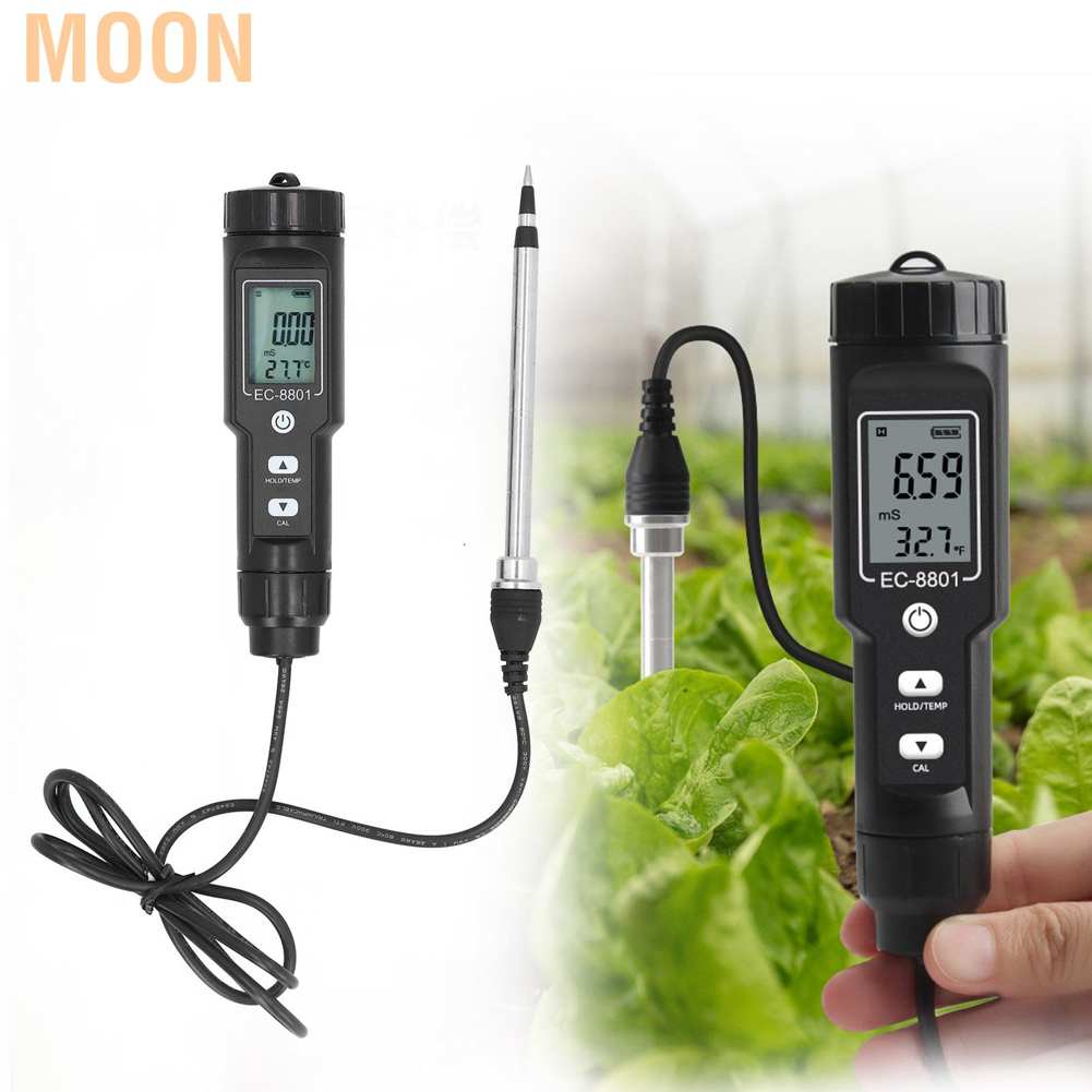 [New Arrival]Portable Soil Tester EC Salinity with Probe for Gardening ...