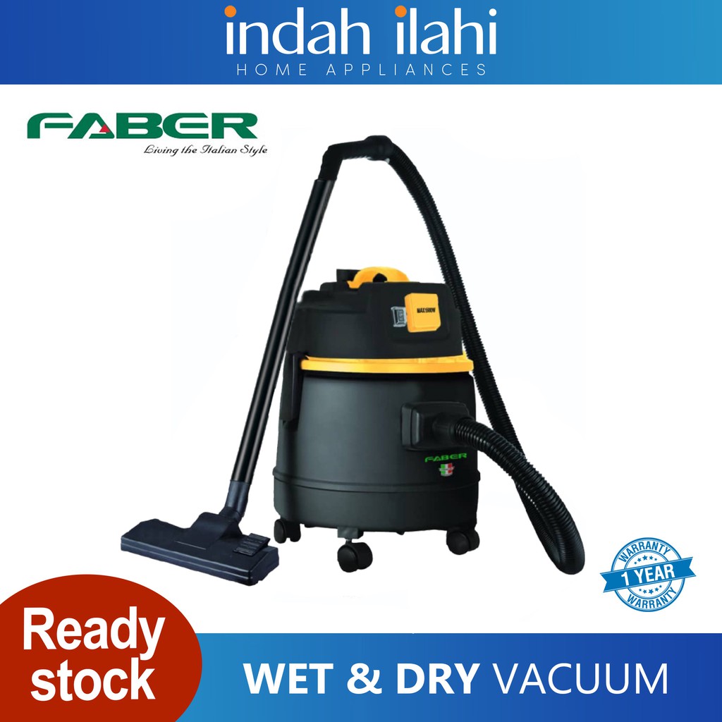 Faber Wet & Dry Vacuum Cleaner FVC-WD POWERVAC 820 /825 /830 FVC-WD 820 FVC-WD 825 FVC-WD 830 ...