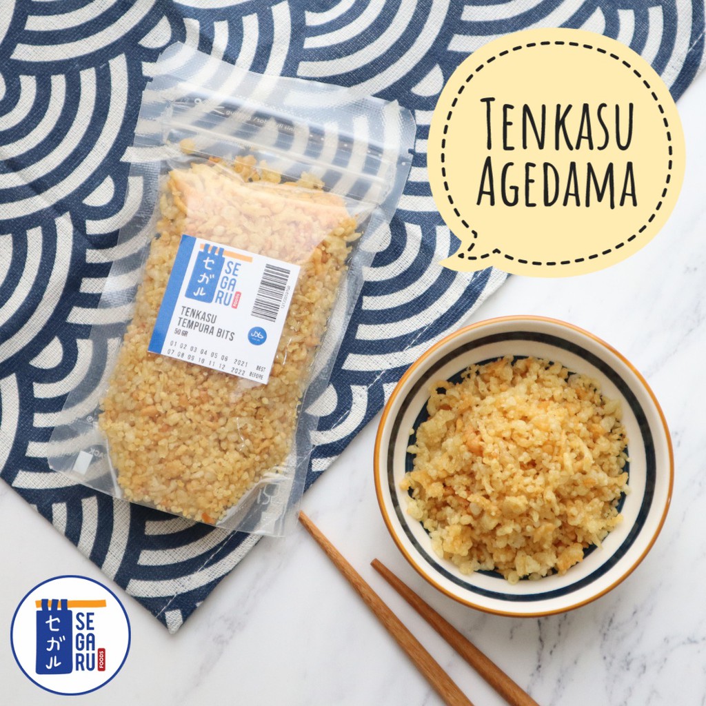 Tenkasu Agedaka Tempura Crunchy Bits | Halal Sushi Udon Topping 50g ...