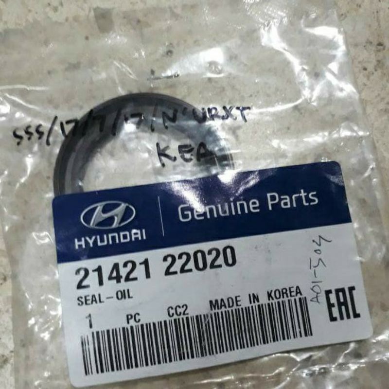 Hyundai Accent Verna Avega Getz Crankshaft Seal Hyundai Genuine Part ...