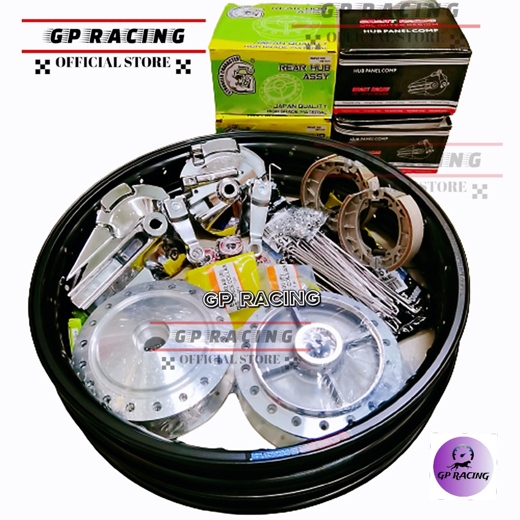 (CHROME) EX5 DREAM WAVE100 ALLOY RIM SIAP HUB BUYUNG CHROME HUB PANEL ...