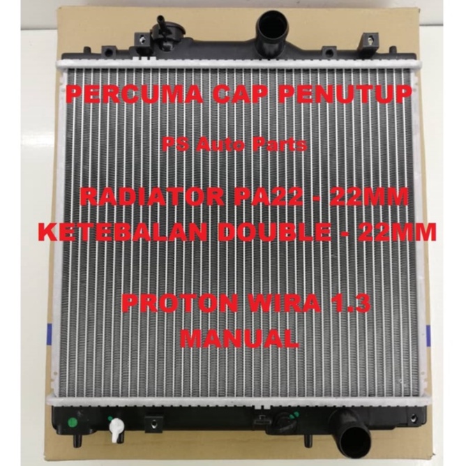 PERCUMA CAP ) Radiator Proton Wira 1.3 Manual Tangki Air Kereta ...