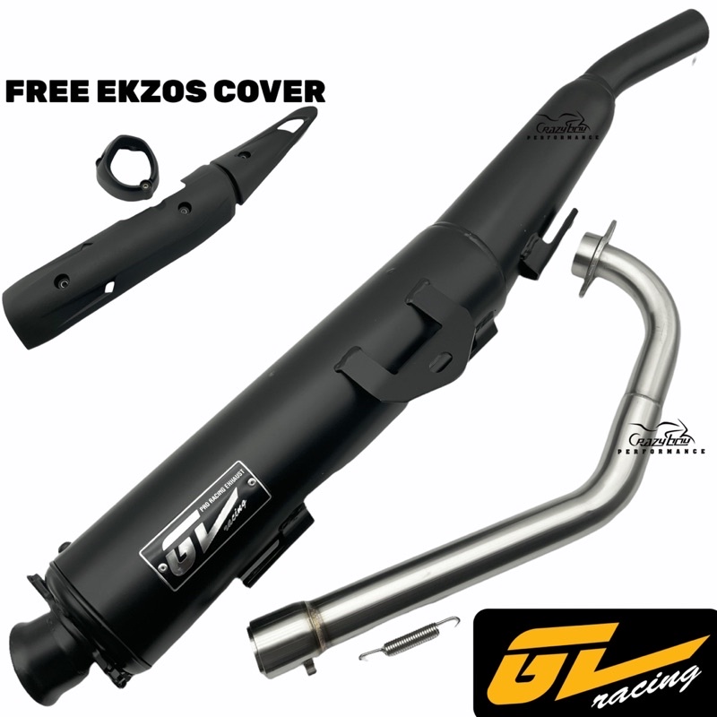 GL RACING EXHAUST EKZOS RACING CUTTING STANDARD LC135 V1-V7 POWER FLOW ...