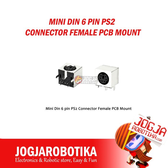 Mini DIN 6 PIN PS2 FEMALE PCB MOUNT CONNECTOR | Shopee Malaysia