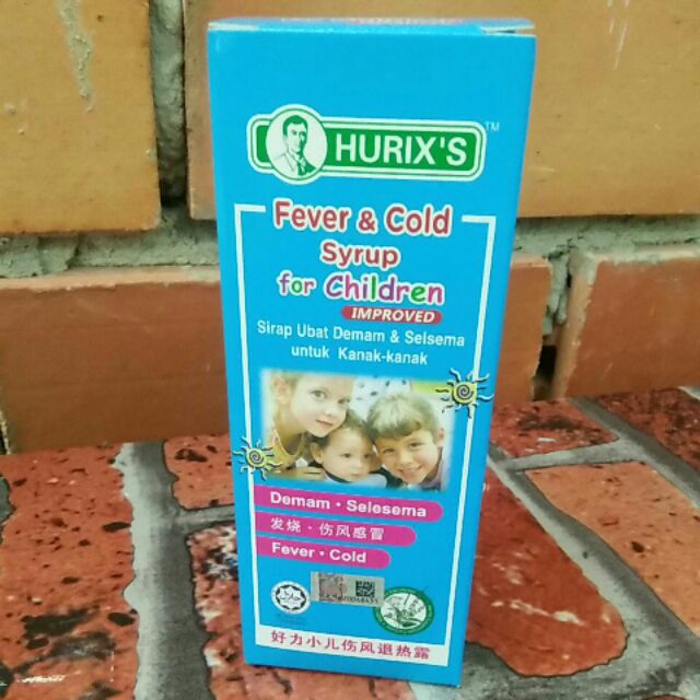 Hurix's Fever & Cold Syrup for Children (improved) | Shopee Malaysia