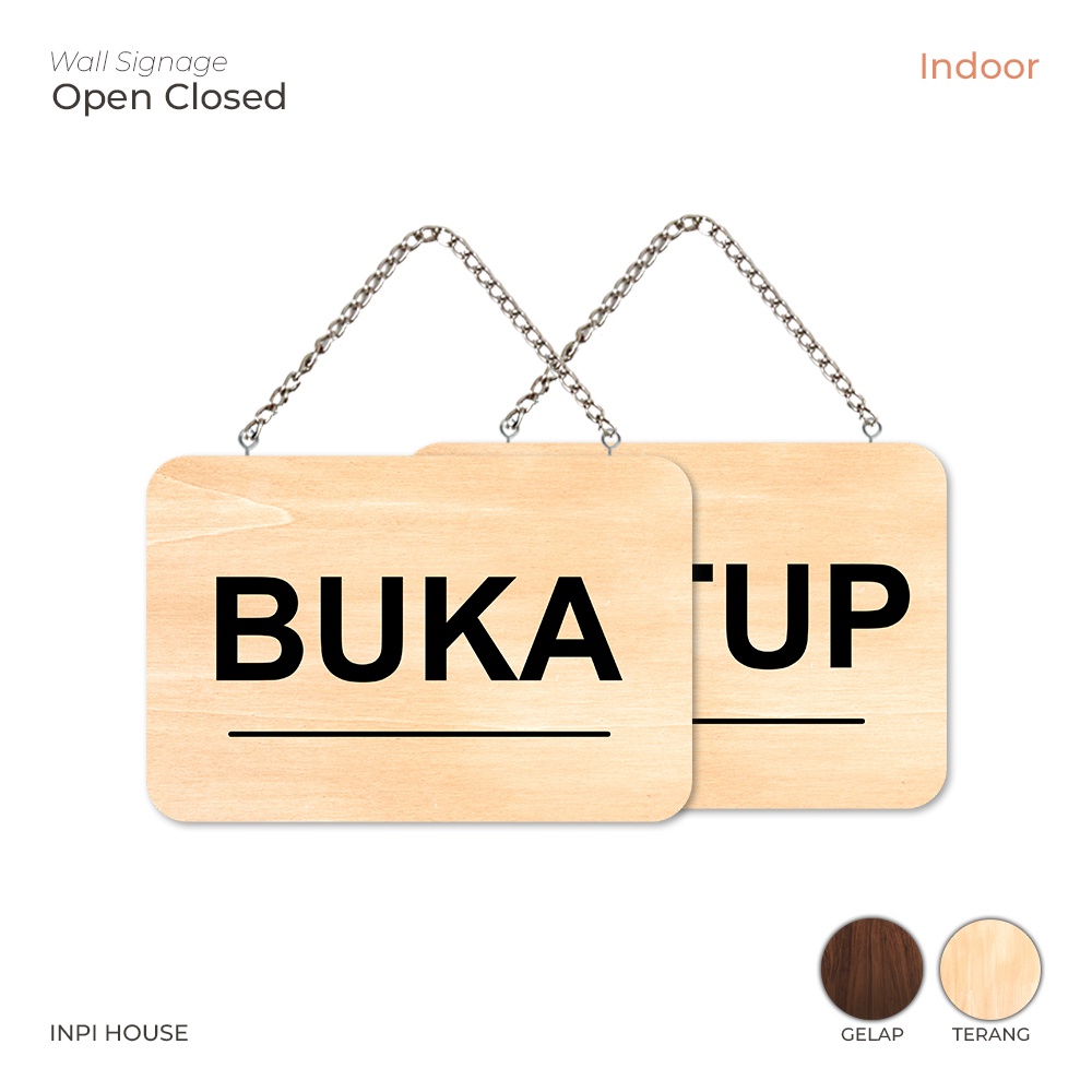 Open Close signage - Open And Close Writing Signs - Cafe Door Signs ...