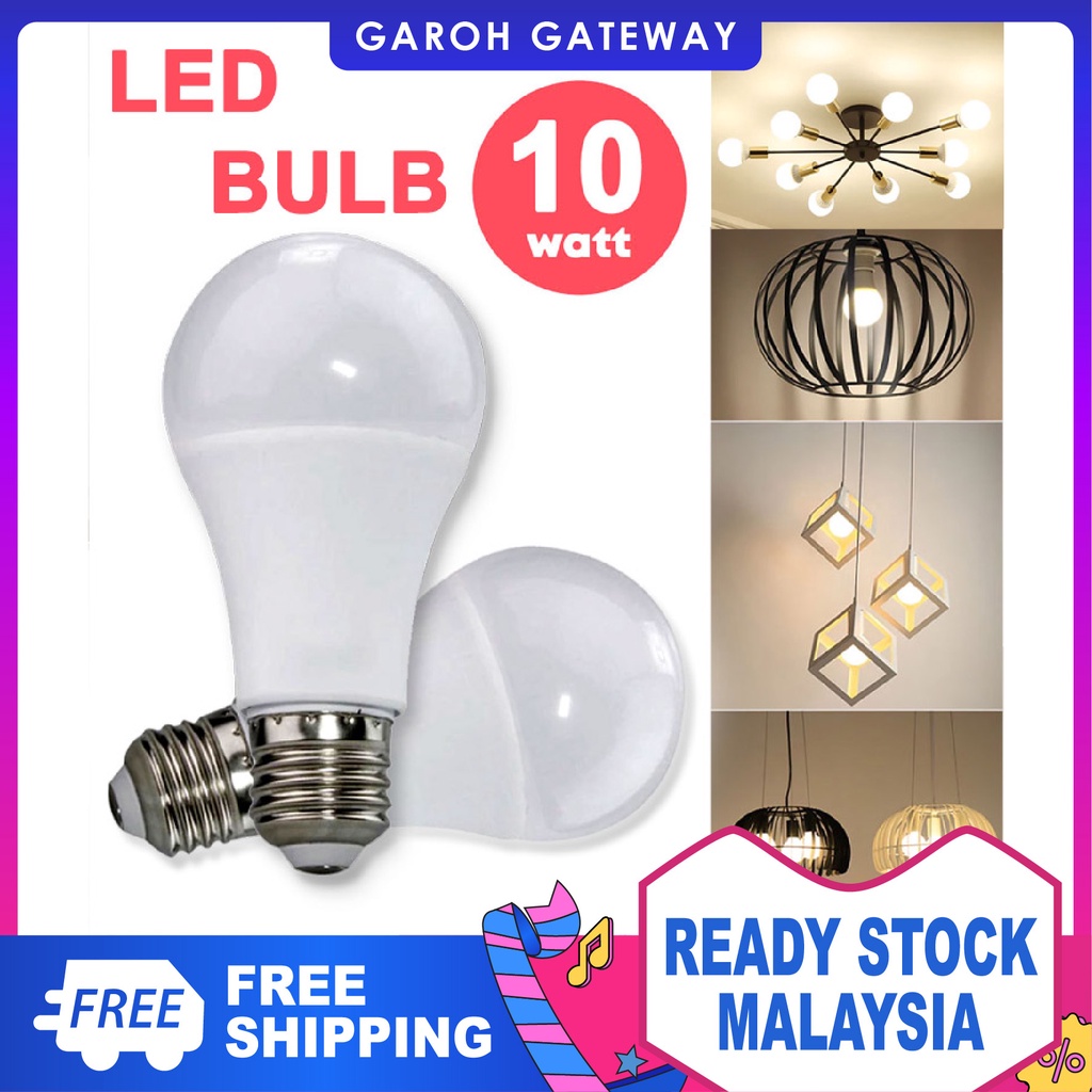GG - LED E27 Bulb 10W Mentol Lampu Energy Saving Table Lamp Ceiling Down Light Siling Ceiling ...